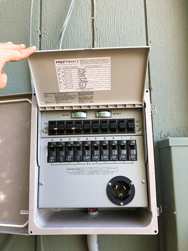 Generator Transfer Switch Installation in Roseville, CA